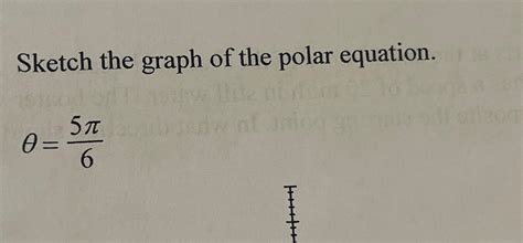 Solved Sketch The Graph Of The Polar Equation Chegg Com