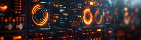 Photo Realistic Programming Dashboard And Version Control Icon With Ample Space For Text And