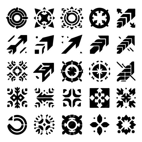 Set Of Hand Drawn Direction Arrow Icons Graphic Vector Elements For Web Poster Flyer Business