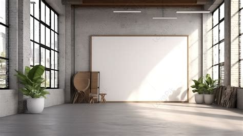 흰색 3d 렌더링된 넓은 프리젠테이션 화면사무실 포함 프리젠테이션을 위한 완벽한 시각적 설정 깨끗한 책상 배경 설정 배경 사무실 의자 배경 이미지 Hd 깨끗한