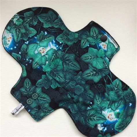 Peeking Pixie Glow In The Dark Cloth Pad Fairy Print Etsy