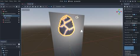 Subviewport Texture Is Blurry But Settings Are Set To Nearest R Godot