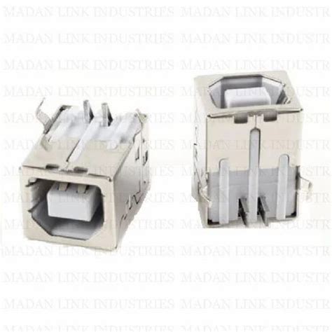 Imported Usb Female Type B Jack 4 Pin 90 Degree Pcb Dip Socket 0 5a At ₹ 5 Piece In New Delhi