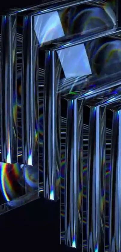 Prismatic Glass Reflection Art Free Download