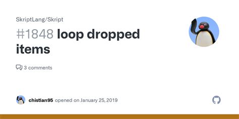 Loop Dropped Items Issue 1848 SkriptLang Skript GitHub