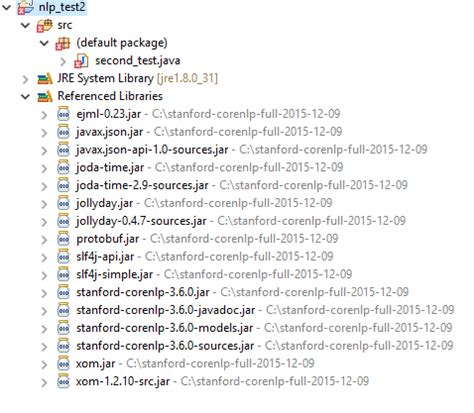 Java Compilation Error StanfordCoreNLP Cannot Be Resolved To A Type