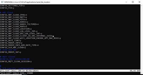 Not Able To Connect Nrf Cloud Using Serial Ltm Application Nordic Q A Nordic DevZone