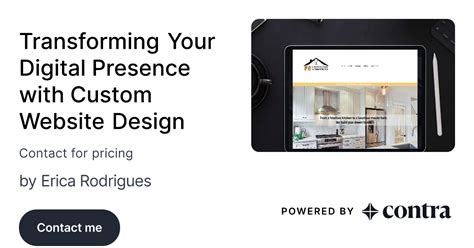 Transforming Your Digital Presence With Custom Website Design By Erica
