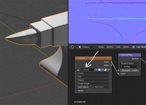Texture Baking Baked Normal Map Not Appearing On Mesh Blender Stack Exchange