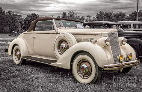 1936 Packard 120 Convertible Coupe Photograph By Gene Healy Fine Art