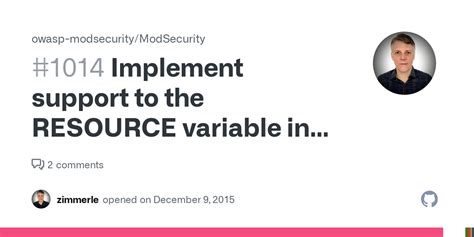 Implement Support To The Resource Variable In Libmodsecurity · Issue