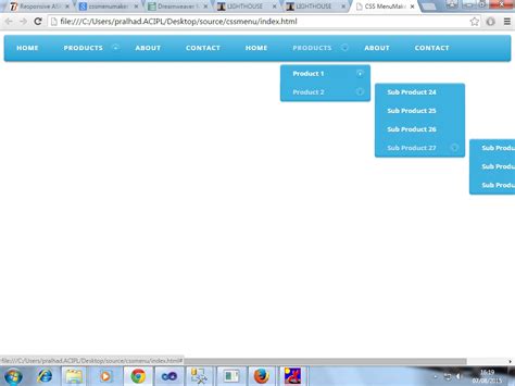 Javascript Html Custom Made Menu Control Issue Stack Overflow