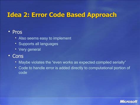 PPT OpenMP Feature Error Detection Capability PowerPoint Presentation ID