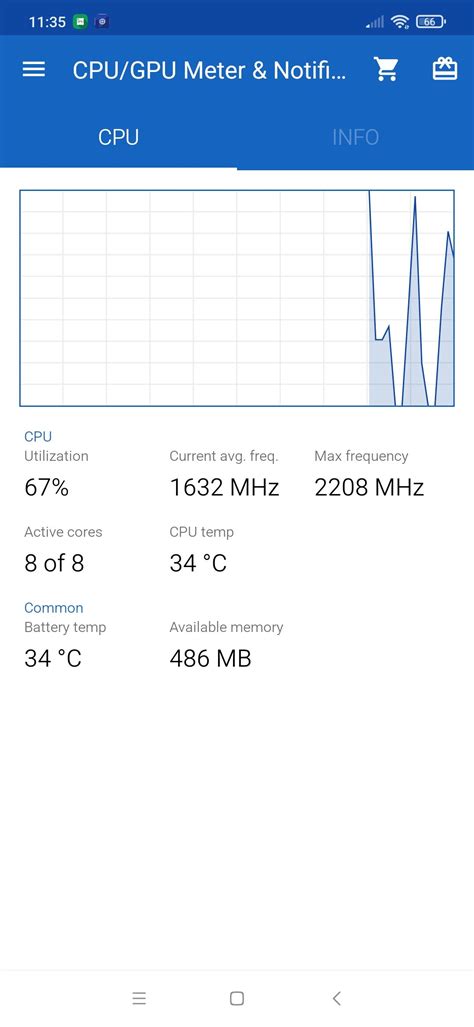 Как узнать температуру процессора на Android