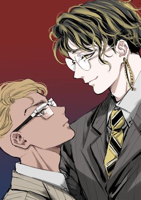 Hanma and Kisaki Мстители Мультипликационные иллютрации Милые рисунки