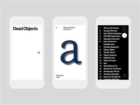 Dead Objects Behance