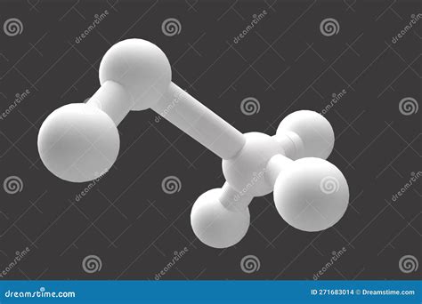 3d Illustration Methanol Molecule Stock Illustration Illustration Of White Medicine 271683014