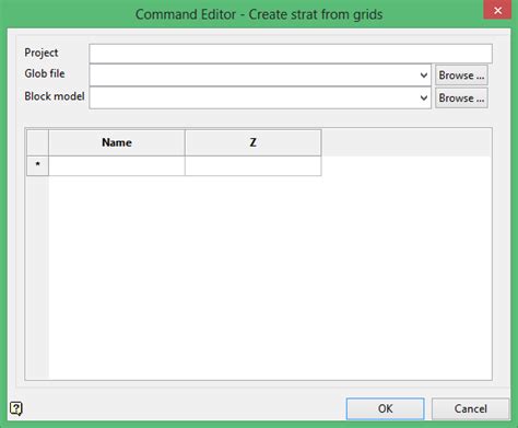 Vulcan Block Manipulation Command Editor Create Strat From Grids