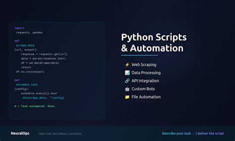 Escribiré Un Script En Python Para Automatizar Tu Tarea