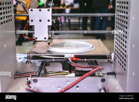 The Process Of Working 3d Printer And Creating A Three Dimensional Object Progressive Modern