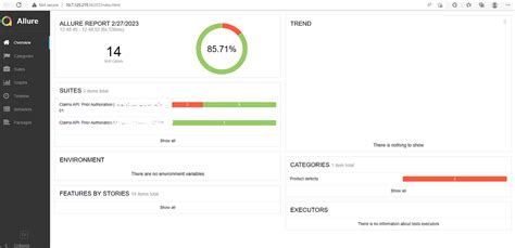 minimum steps required to integrate allure report medium