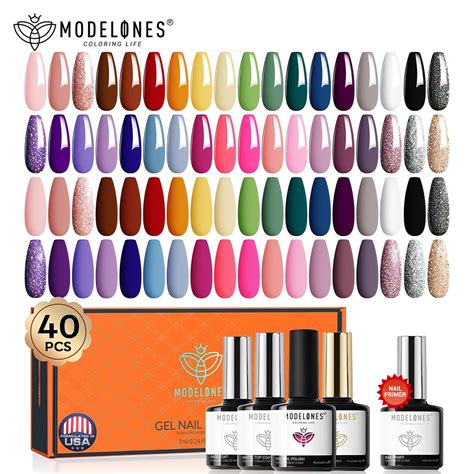 Jual Modelones 36pcs Gel Nail Polish Kit 36 Colors Popular Modern