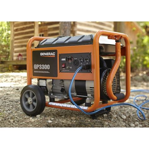 Generac Gp 3300 Watt Portable Generator At