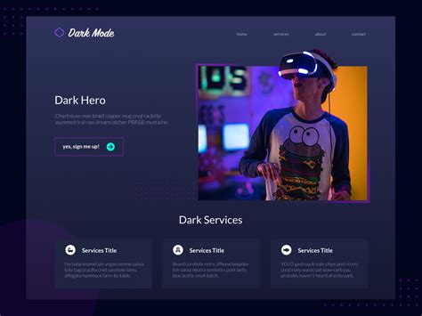 Dark Mode Bootstrap Theme By Scott Benes On Dribbble