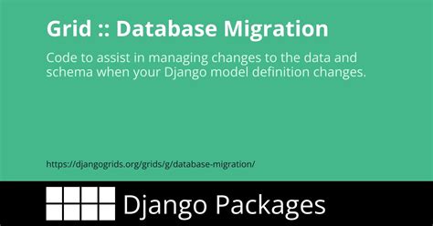 Django Packages Database Migration