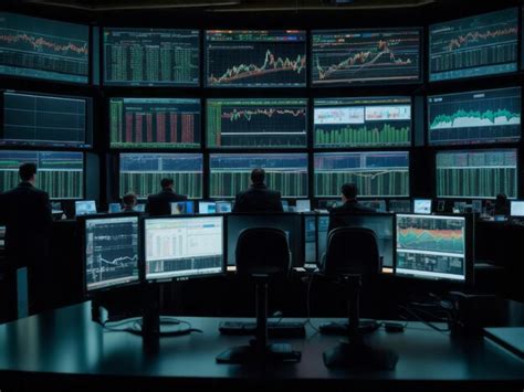 Premium Photo Stock Market And Trading A Cascade Of Digital Graphs Streaming In Realtime