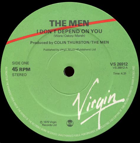 The Best Disco In Town: The Men (Human League) - I Don't Depend On You (12'' Version) 1979