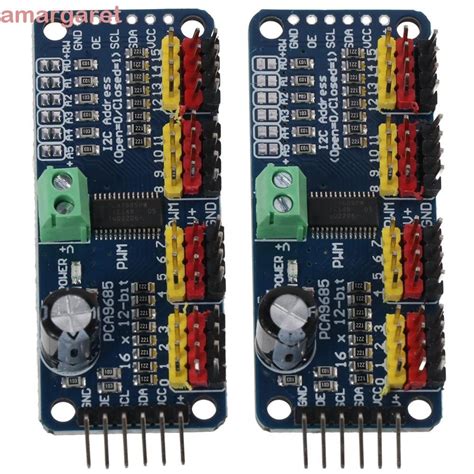 Amargaret Động Cơ Servo PWM Bộ Điều Khiển Bảng Điều Khiển Kênh Bit PCA Bộ DIY I C
