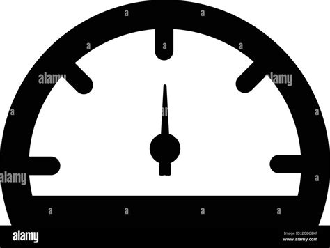 Performance Speedometer Icon Simple Editable Vector EPS File Stock Vector Image Art Alamy