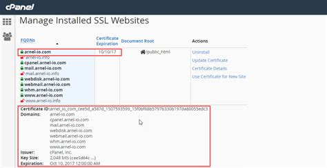 How To Delete An Expired SSL Certificate In CPanel SSL Zen Knowledge Base