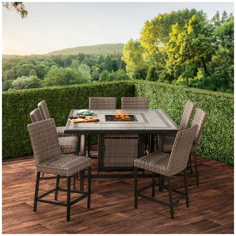 Agio Fire Pit Costco Agio Anderson 3 Piece Fire Outdoor Seating Set