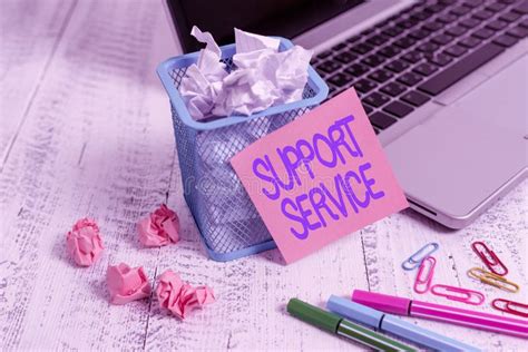 Word Writing Text Support Service Business Concept For Activity For