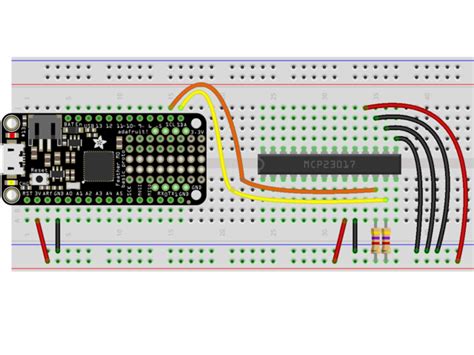 Python And Circuitpython Using Mcp23008 And Mcp23017 With Circuitpython Adafruit Learning System