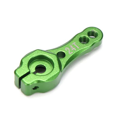 1PC GPM Aluminum Alloy 24T Steering Servo Horn Arm For 1 10 AXIAL SCX10 II 90046 Rc Car Parts