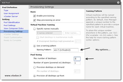 how to create desktop pool in vmware view esx virtualization