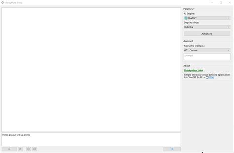 Github Xmuli Thinkymate Simple And Easy To Use Desktop Application For Chatgpt Ai Will
