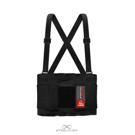 Cinta Ergonômica Abdominal Lombar Com Refletivo Steelflex Gg