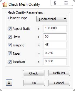 Check Quality For All Meshes