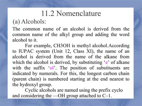 Alcohols Phenols And Ethers Ppt Chemistry Science