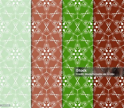 추상 장식 꽃과 기하학적 패턴의 컬렉션입니다 원활한 벡터 배경입니다 0명에 대한 스톡 벡터 아트 및 기타 이미지 0명 꽃 식물 낙서 드로잉 Istock