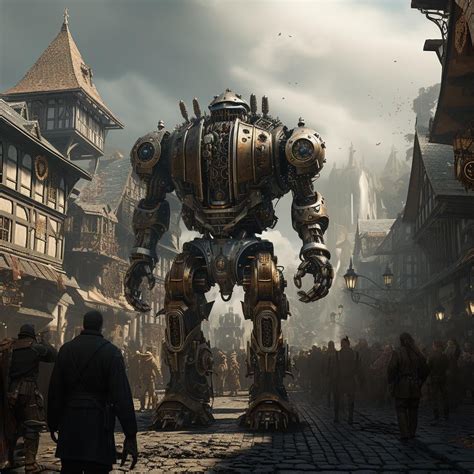 More Medieval Robots R Midjourney