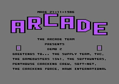 CSDb Demo By The Arcade Team CSDb Demo By The Arcade Team