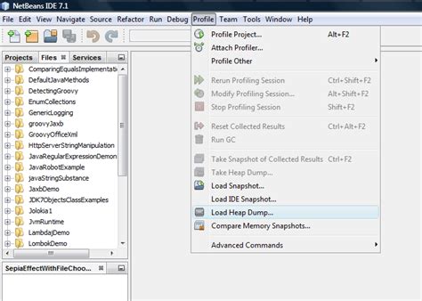 Inspired By Actual Events Comparing Heap Dumps With Netbeans 71