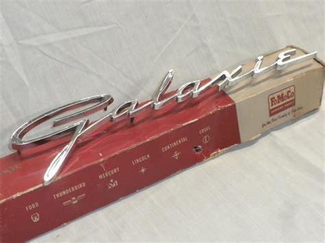 Nos 1962 Ford Galaxie Emblem 75 Parts For Sale Antique Automobile