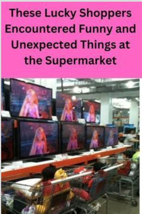 These Lucky Shoppers Encountered Funny And Unexpected Things At The