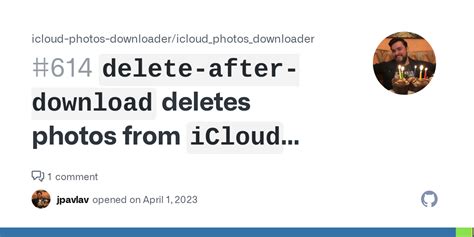 `delete after download` deletes photos from `icloud` that haven t been